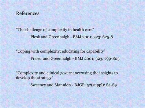 teach ebp an introduction to complexity theory ppt