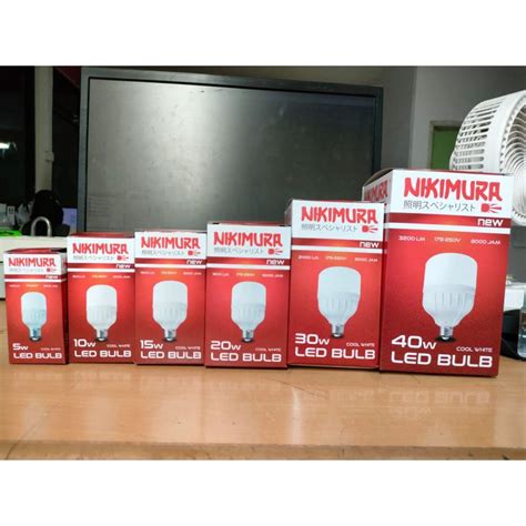 Jual Lampu Led W W W W W Bulb Jumbo Tabung Kapsul Super Terang Nikimura Shopee Indonesia