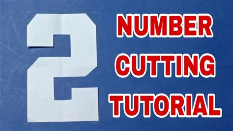 Number Cutting Tutorial 2 Tutorial Youtube