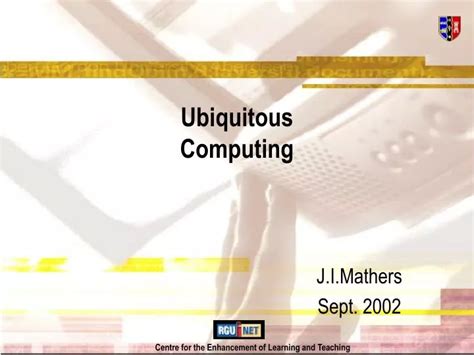 PPT Ubiquitous Computing PowerPoint Presentation Free Download ID 4409185