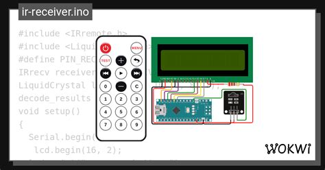 Ir Receiver My Hand Wokwi Esp32 Stm32 Arduino Simulator