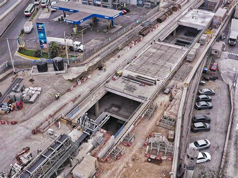 Construcción De La Línea 2 Del Metro De Lima Transportes Jwm