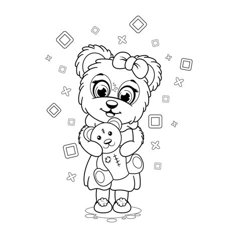 장난감 곰 색칠 공부 Kr에서 무료 색칠 공부