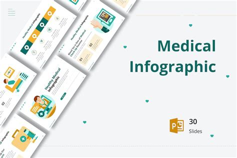 Медицинская инфографика Шаблон Powerpoint Шаблоны презентаций Envato Elements
