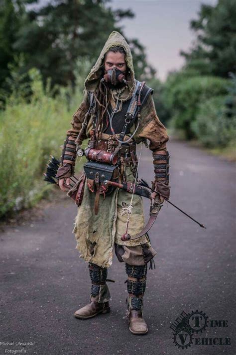 Post Apocalyptic Costume Male Modern Poster Layouts