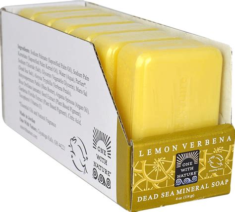 Dead Sea Mineral Bar Soap Lemon Verbena 6 Bars Deals And Price