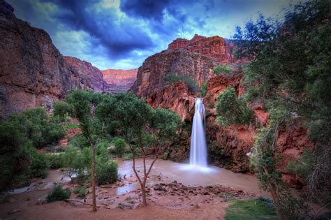 Havasu Falls Trail Supai Az Usa Sunrise Sunset Times