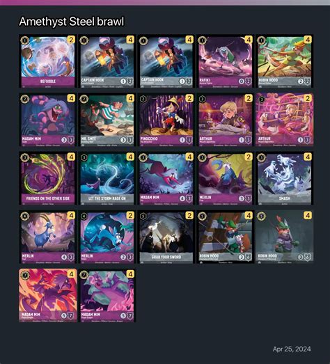 Decks Lorcana Deck Disney Lorcana