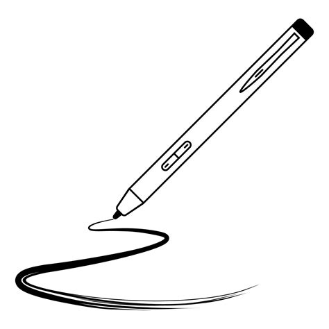 Stylus Pen Tablet Digital Graphic Design Pencil Vector Tool Stylus 20718129 Vector Art At Vecteezy