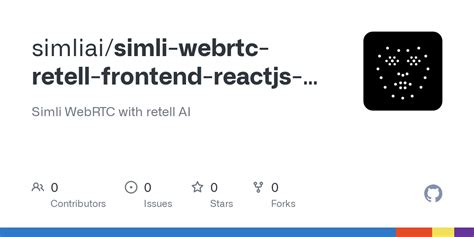 Simli Webrtc Retell Frontend Reactjs Demoreadmemd At Main · Simliai