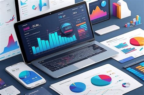 Premium Photo 3d Web Ui Interface Data Analytics Seo Optimization