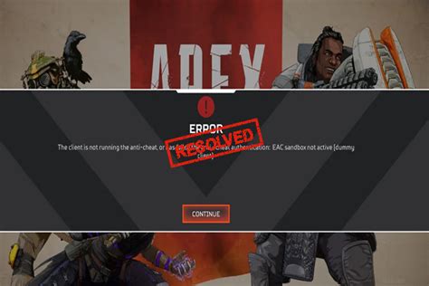 How To Fix Apex Legends Anti Cheat Error 4 Solutions Minitool