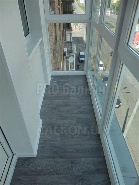 Французский балкон с крышей Киев Ополчения 2 ProБалкон Балконы под ключ Dream Room