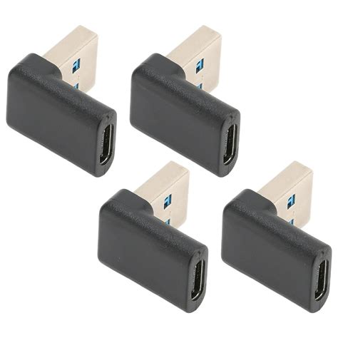 Adaptador Usb Tipo C 4 Piezas Usb Tipo C Usb Tipo C Adaptador De ángulo Recto Grado Us Bto Usbc