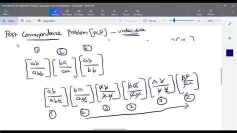 Toc Pcp Is Undecidable Scenario Based Questions For Tm To Mpcp And