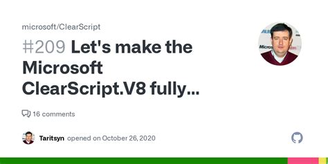 Let S Make The Microsoft ClearScript V8 Fully Cross Platform Issue