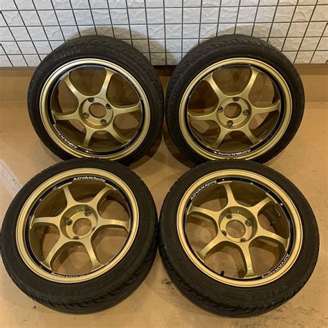 Advan Racing Rg 17インチ 75j33 2本 8537 2本 Pcd 1143 4穴 21540r17 235