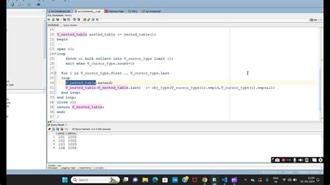Oracle Plsql Table Function Youtube