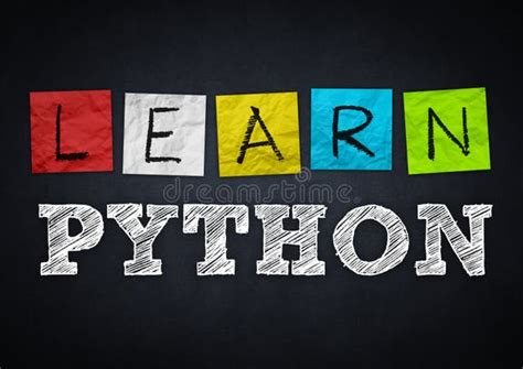 Apprendre Le Langage De Programmation Python Photo Stock Image Du