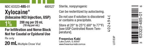 Xylocaine® Lidocaine Hcl Injection Usp Xylocaine® Lidocaine Hcl And