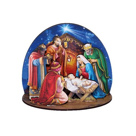 3 D Nativity Scene Puzzle San Francis