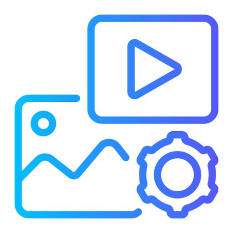 Digital Asset Generic Gradient Outline Icon