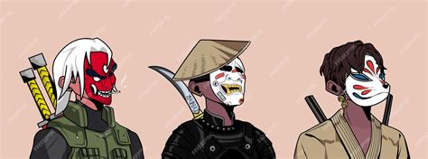 Premium Vector Nfts Character Nfts Collection Ninja And Samurai