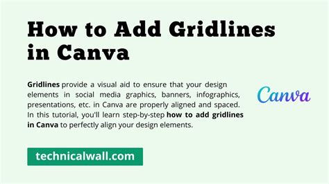 How To Add Gridlines In Canva An Easy Guide Technical Wall