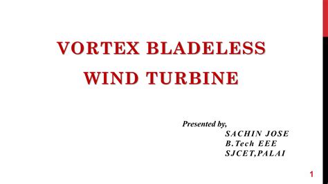 Vortex Bladeless Wind Turbine Pdf