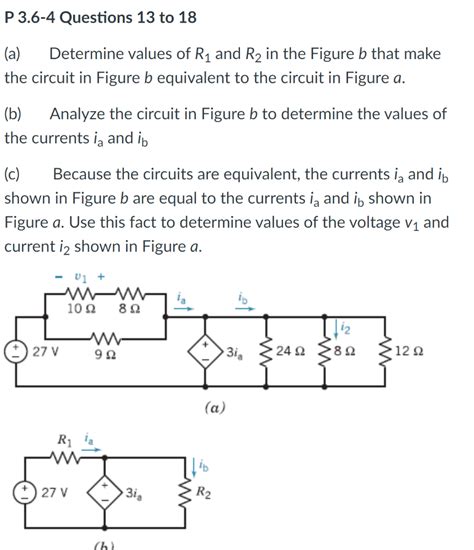Solved P Questions To A Determine Values Of R Chegg Com