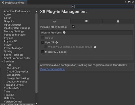 Unity Unable To Enable Oculus Xr Plugin In Project Settings Runity3d