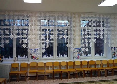 Как украсить школу и класс к Новому году идеи для детей учителей и родителей Новогодние