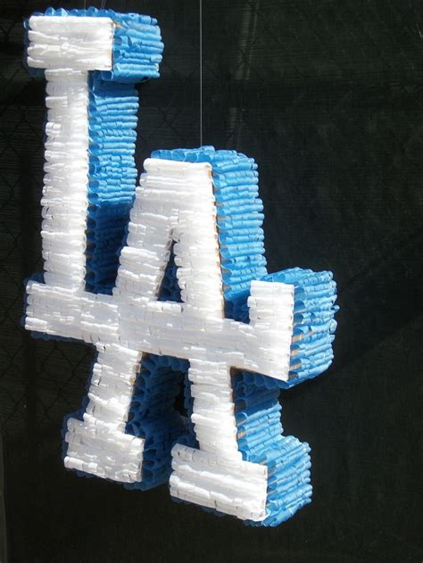 Los Angeles Dodgers Logo Pinata At Floyds Barbershop