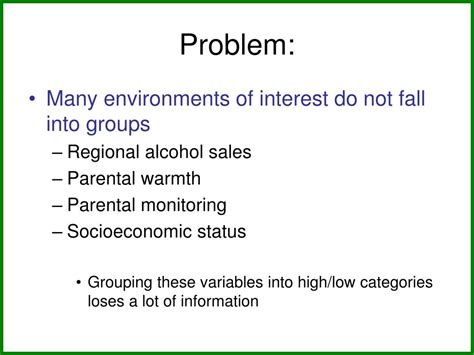 Ppt Gene Environment Interaction And Correlation Powerpoint Presentation Id 6599429