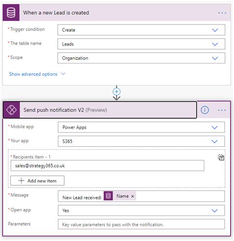 Push Notifications For Model Driven Apps Strategy 365 Limited