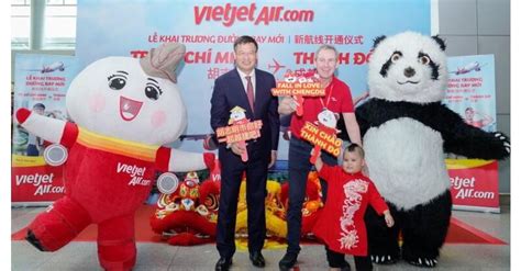 Vietjet Debuts Its Ho Chi Minh City Chengdu Route On The First Day Of The Year Of Dragon