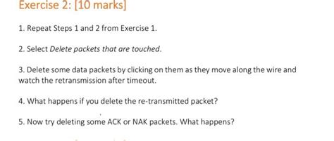 Solved Exercise 2 10 Marks 1 Repeat Steps 1 And 2 From