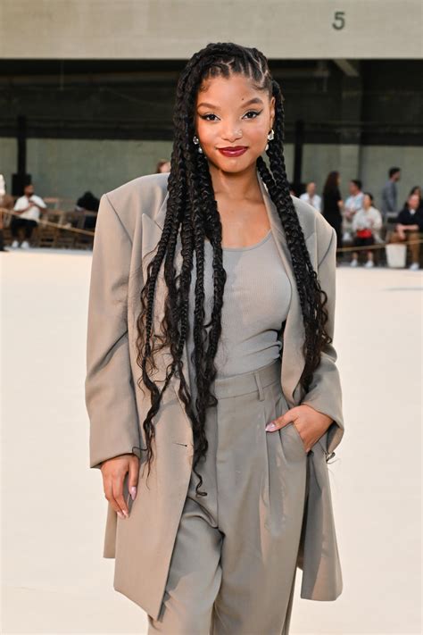 Halle Bailey Is Not A Natural With Style Says Shes Taking Notes From Sexy Sister Chloe Bailey