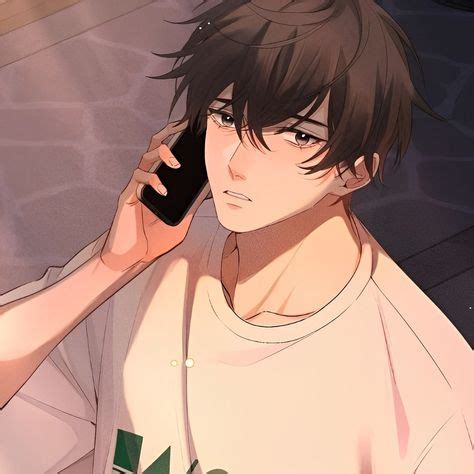 Brown Hair Anime Guy Pfp