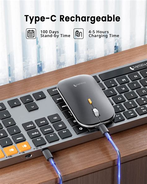 Km100 A Backlit Bluetooth Keyboard Mouse For Mac Protoarc