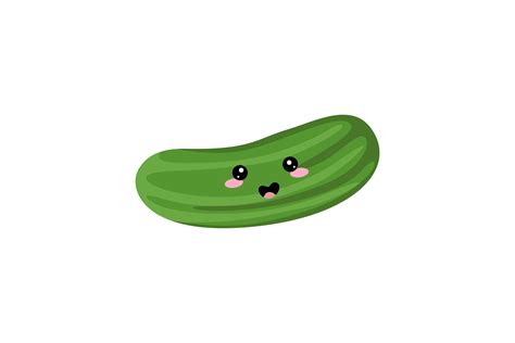 Cucumber Drawing Cute At Darren Pennington Blog
