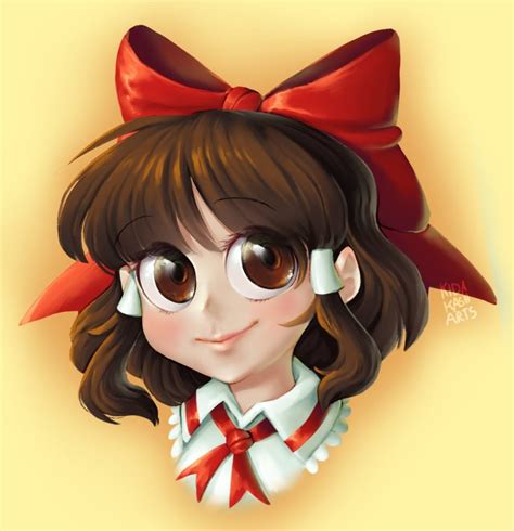 Hakurei Reimu Touhou Drawn By Kidakash Danbooru