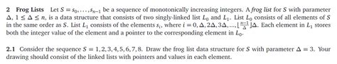 Algorithm Drawing Consisting Of Two Linked Lists With Pointers And