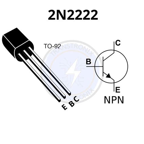 Transistor 2n2222 Npn Comprar En Transtronix