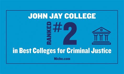 John Jay Ranked 2 For Criminal Justice Nationwide John Jay College