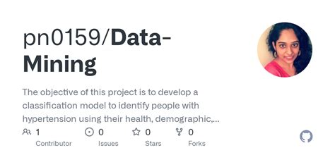Github Pn Data Mining The Objective Of This Project Is To Develop A Classification Model