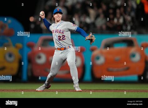 New York Mets Third Baseman Brett Baty During A Baseball Game Against