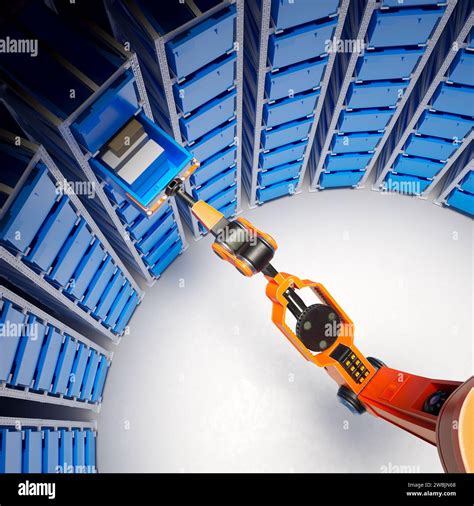 Precision Engineered Robotic Arm Efficiently Managing Inventory By