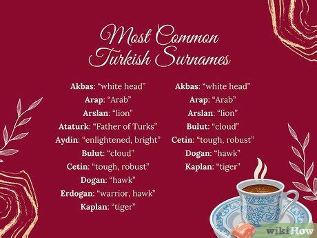 110 Turkish Last Names And Their Meanings