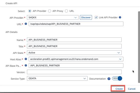 Create Api Provider In Sap Integration Suite For S Sap Community